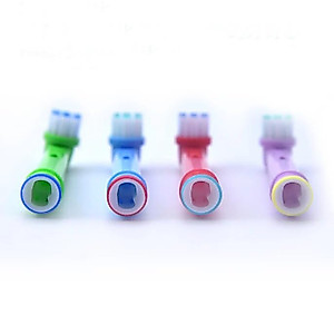 4 x Kids Toothbrush Heads Replacement Oral B Compatible Children Toothbrush Head Child Soft Bristle Refill