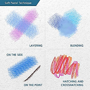 HA SHI Soft Chalk Pastels, 64 colors + 2pcs Non Toxic Art Supplies, Drawing Media for Artist Stick Pastel for Professional, Kids, Beauty Nail Art, Pan Chalk Pastel