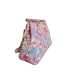 Luv Betsey Amelia Mid Size Satchel Floral One Size