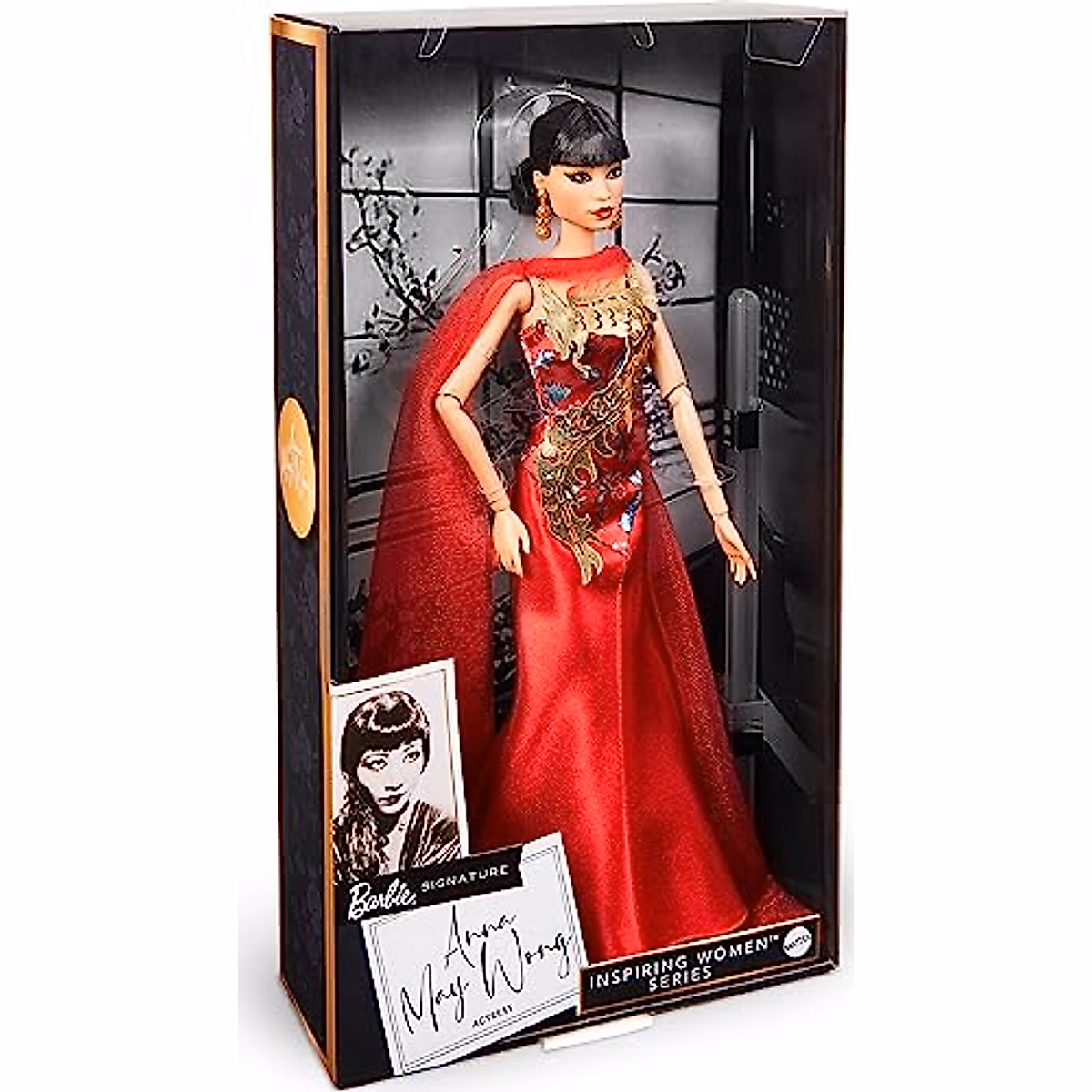 Barbie Doll, Anna May Wong for Barbie Inspiring Women Collector Series, Barbie Signature, Red Gown