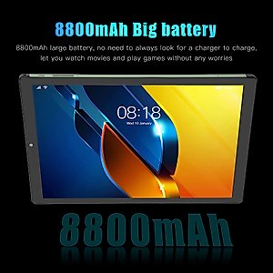 Business Tablet, 10.1 in 1960x1080 IPS, for Android 12, 2.4G 5G WiFi, Dual SIM Dual Standby, 10 Core, Bluetooth 5.0 Touch Screen, 8800mAh Calling Cellphone Tablet for Learning, Working(us)