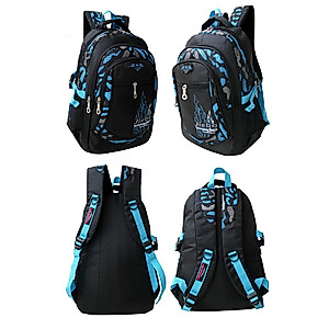 School Backpacks for Boys Waterproof Durable Bookbag Student Backpack