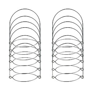 Chris.W 12 Pack Stainless Steel Wire Handles Handle-Ease Mason Jar Hanger, Canning Jars Hanger, Jar Hanging Hook for 70mm Regular Mouth