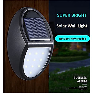 LED Human Body Induction Solar Personality Withsolar Motion Sen SOR Lights for Garden, Fence Ip65 Landscape Home Yard Decor Lighting Lawn Garden