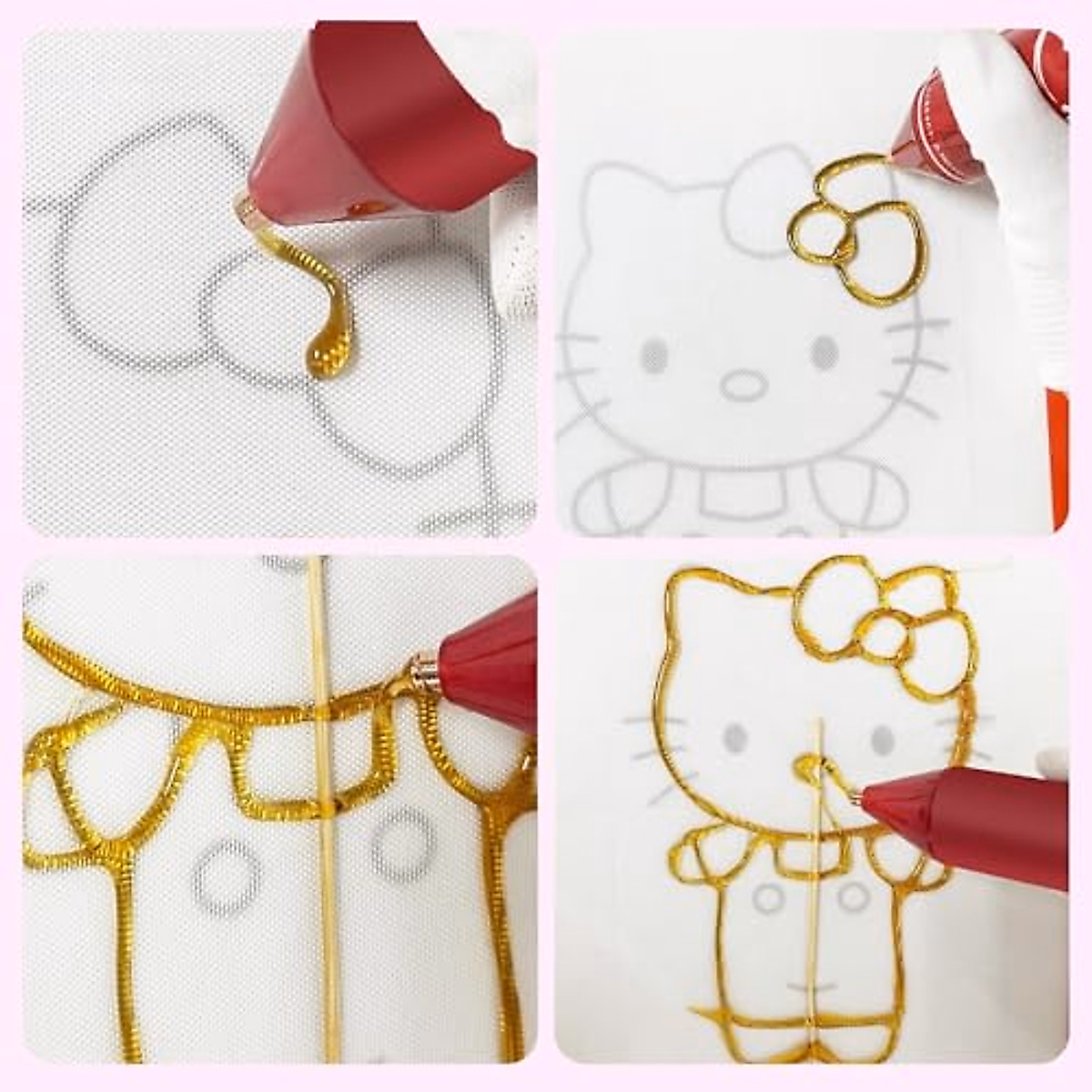 3D Printing Pen for Homemade Candy, KIDHABE Candy Machine for Painting, Classic Hard Candy Sweets for Christmas Gift, Birthday Family Party, Include Pen, 20*Candy Sticks, Mat, Patterned Papers(Gloves)