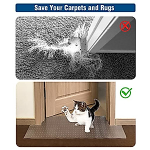Carpet Protector for Pets - Cat Carpet Protector for Doorway, 8.2Ft Heavy Duty Plastic Carpet Protector
