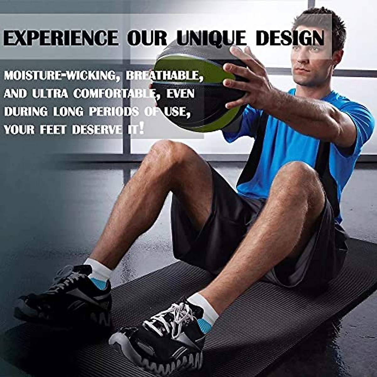 ACTINPUT Compression Socks Plantar Fasciitis for Women Men - 8-15 mmHg Best for Athletic,Support,Flight Travel,Nurses,Hiking