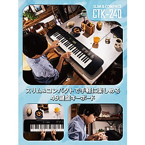 CASIO Electric Keyboard 49Black CTK-240 (Japan Import)