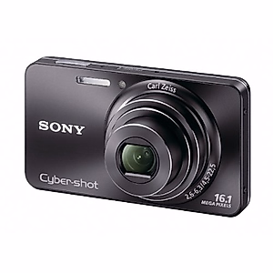 Sony Cyber-Shot DSC-W570 16.1 MP Digital Still Camera with Carl Zeiss Vario-Tessar 5x Wide-Angle Optical Zoom Lens and 2.7-inch LCD (Black) (OLD MODEL)