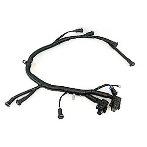 FICM Engine Fuel Injector Complete Wire Harness - Replaces Part 5C3Z9D930A, 5C3Z-9D930-A - Compatible with Ford Vehicles F250 F350 F450 F550 - Powerstroke 6.0L Diesel - 2003-2007
