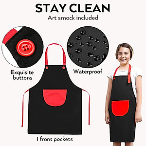 Nicpro 60 PCS Art Paint Set for Kids & Adult, Washable Watercolor Sip Painting Supplies Kit for Beginner with 24 Tube Water Color Paint, 8 Brushes,12 Canvas, Smock, 25 Papers Easel Sponge Palette Bag