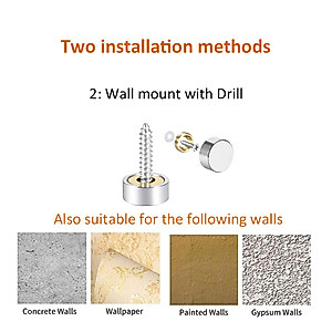 MOKIUER Hand Towel Holder Hand Towel Ring Towel Bar for Bathroom Kitchen Self Adhesive,Stainless Steel Brushed.Pack of 2