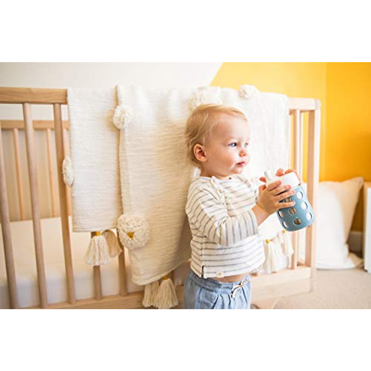 Lifefactory Hard Sippy Cap for 8-Ounce Wide Mouth Baby Bottles White, 1-Pack,LG92WH6