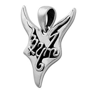 Dryad Design Greek God Pan Pendant - Sterling Silver Pagan Theban Satyr Jewelry