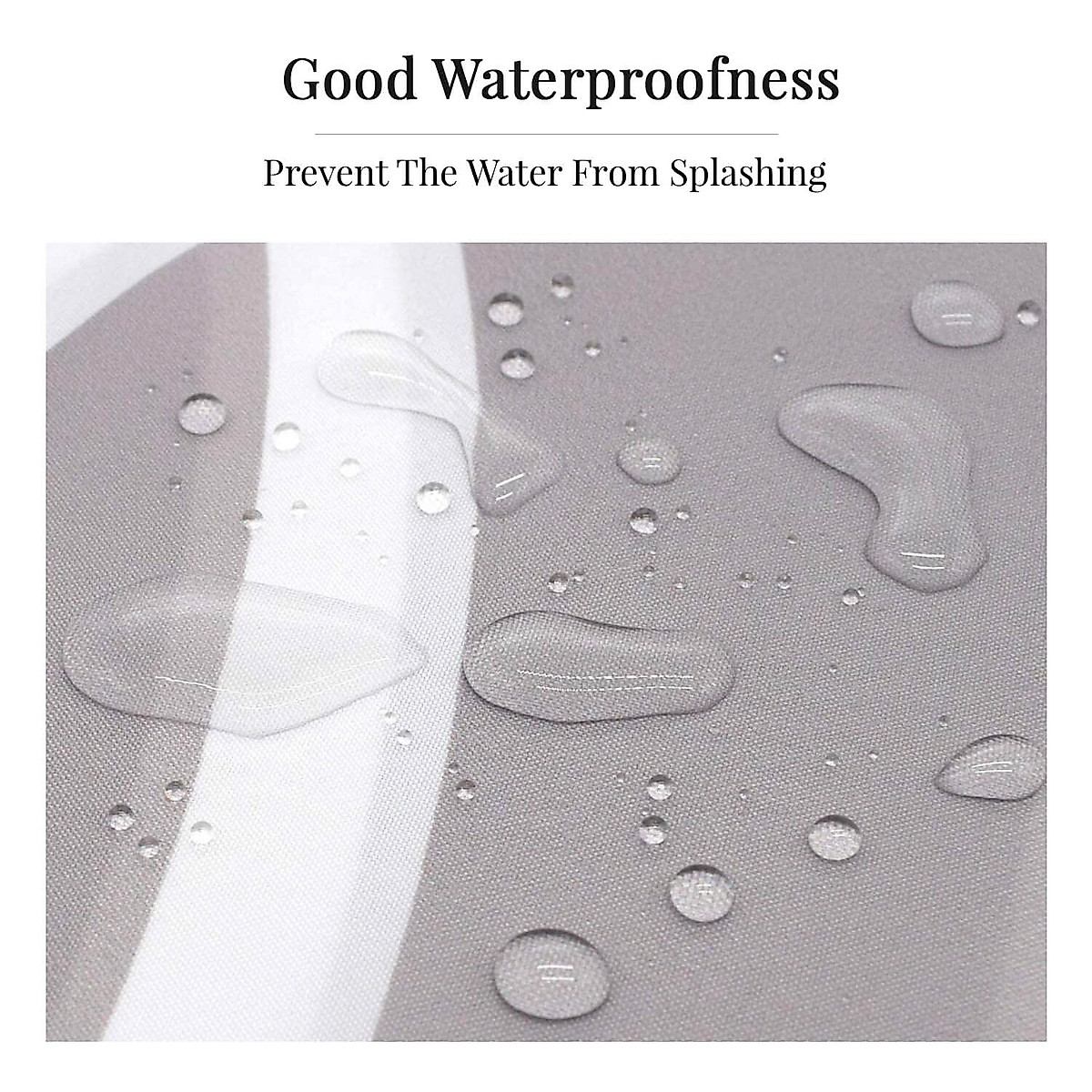 BROSHAN Flamingo Shower Curtains for Bathroom, Elegant Pink Bird Animal Geometric Art Decor Shower Curtain Gray and White 72x72 Inch, Modern Fabric Bathroom Decor Shower Curtain Set