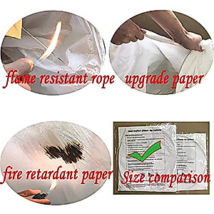 Linternas de Cielo Chino biodegradables para bodas, Fiestas, festivales, conmemorativos y más (paquete de 11)