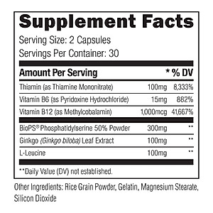 UMZU Cortigon - Cortisol Health Supplement - Mental Clarity & Focus Supplement - with Phosphatidylserine - Focus Vitamins - 30 Day Supply - 60 Capsules