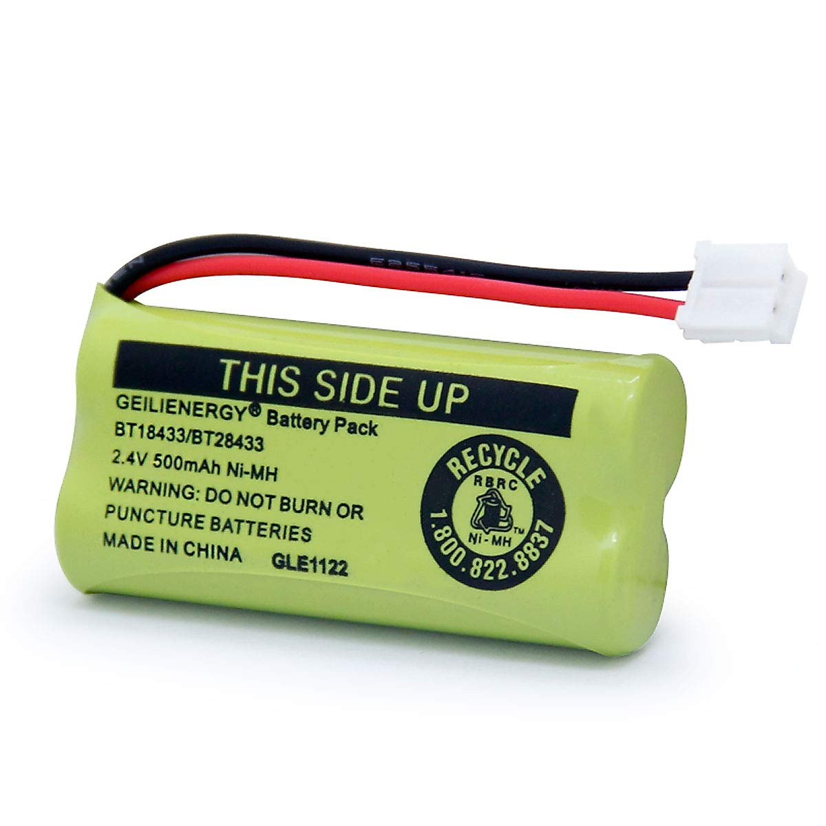 GEILIENERGY BT18433 BT28433 BT184342 BT284342 BT1011 BT-1011 Replacement Battery Compatible with Cordless Phone CS6209 CS6219 CS6229 DS6151 89-1330-01-00 CPH-515D (Pack of 4)