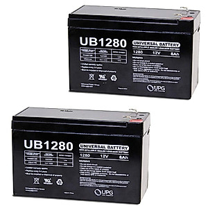 Universal Power Group 12V 8AH UPS Battery Replacement for APC Back-UPS ES BE550G - 2 Pack
