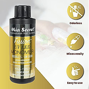Mia Secret ODORLESS FUSION UV LED MONOMER (FUSION ODORLESS 2oz)