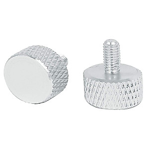 New Lon0167 Computer PC Featured Graphics Card Knurled reliable efficacy Thumb Screws Silver Tone M3x6mm 10pcs(id:4bb 13 d4 2a2)