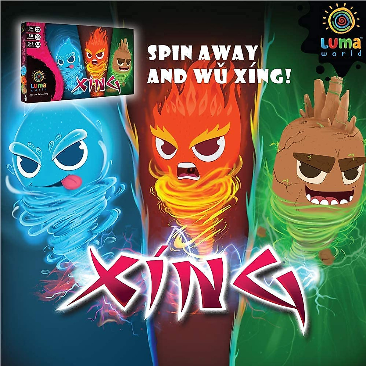 Luma World STEM Educational Board Game Xing for Ages 9+ Years to Learn Multiplication, Tables, Mental Math, Strategy, Resource Management, Easy to Learn and Play, up to 6 Players