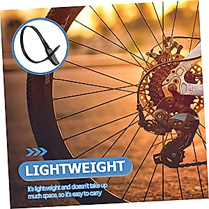 GAFOKI Electric Bike 3pcs Cable Tie Lock Bike Home Bike Heavy Duty Bike Lock Anti Bike Lock Portable Bike Safety Lock Bike Accessory Bike Supplies Cycling Bike Lock Bike Supply E Bike