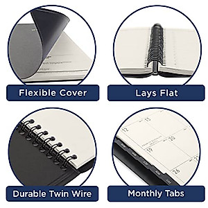 AT-A-GLANCE 2023 Monthly Planner, 13 Month Calendar, 9" x 11", Large, Recycled, Monthly Tabs, Green (70260G60)