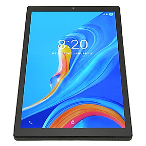 Haofy 10.1 Inch Tablet, 100‑240V 2 in 1 Tablet MT6735 Deca Core 8800mAh Dual Speakers for Work for Android 12 (US Plug)