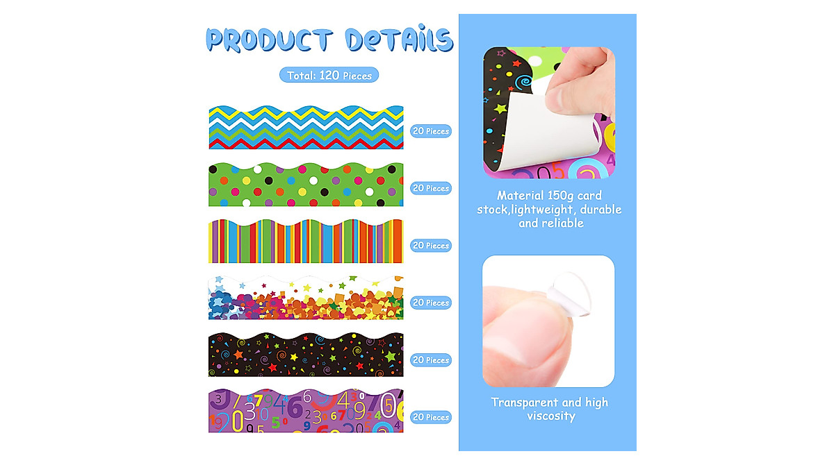 Colorful Classroom Borders for Creative Bulletin Boards