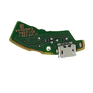 Komsunma Charging Port Replacement for Sony WH-1000XM2 WH1000XM2 Headphones MDR-1000X Noise Cancelling Headphones Charging Port Flex Cable with Repair Kit