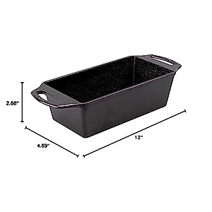 Lodge Cast Iron Loaf Pan 8.5x4.5 Inch