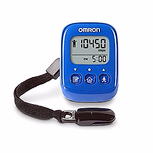 Omron HJ325 Alvita Ultimate Pedometer, Blue
