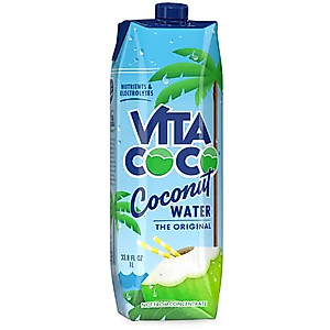 Vita Coco Coconut Water, Pure, 33.8 Fl Oz