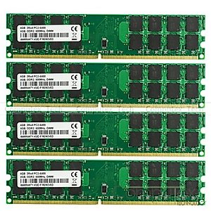 16GB 4x4GB PC2-6400 DDR2-800MHz Non-Ecc 240Pin DIMM AMD CPU Desktop Memory