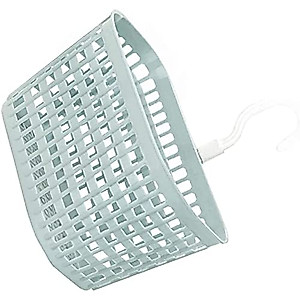 U-K Reusable Plastic Hanging Shower Caddy Kitchen Bathroom Storage Basket with Rotatable Hook Durable & Professional