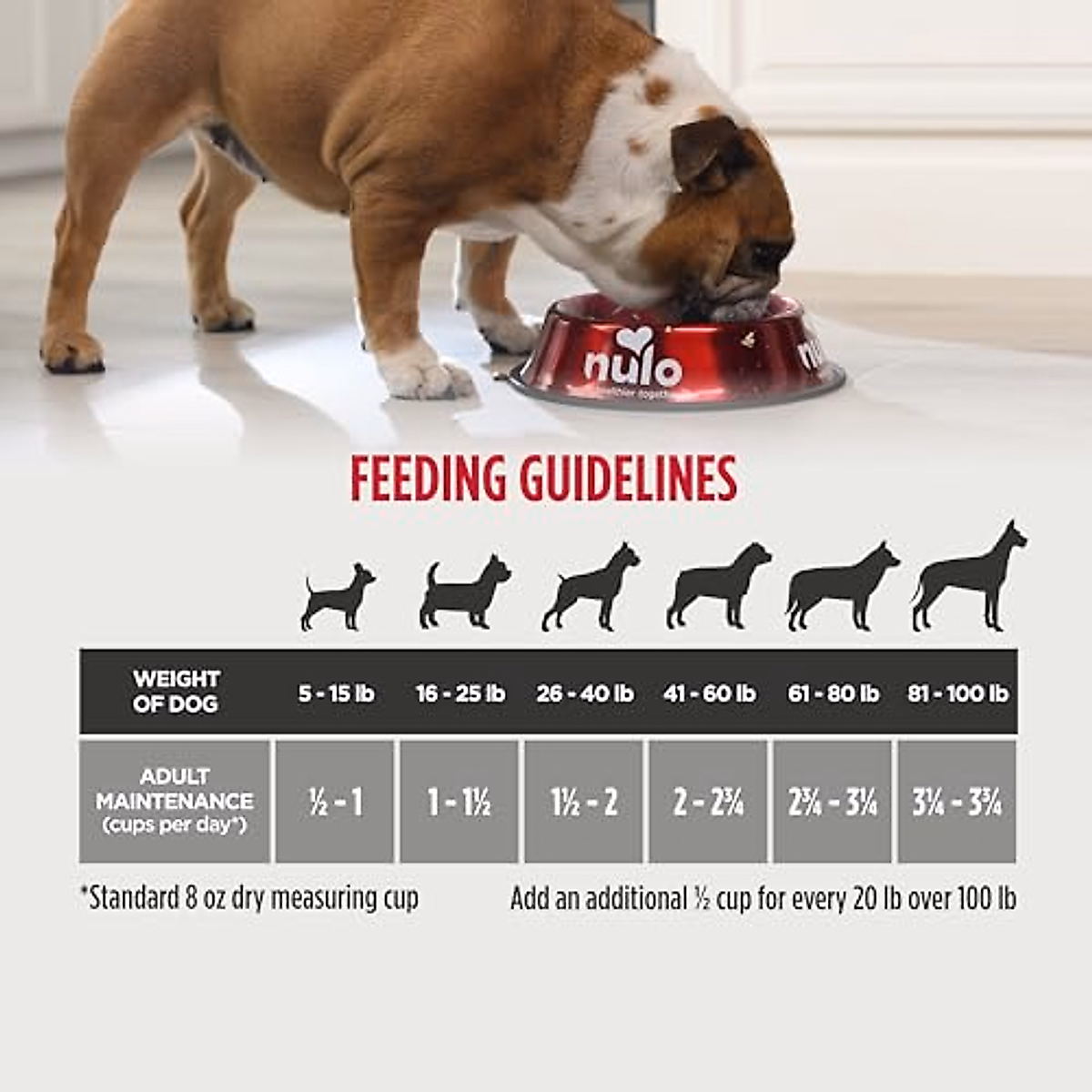 Nulo Freestyle Adult Trim Formula Grain-Free Weight Management Dry Kibble Dog Food With Healthy Digestive Aid BC30 Probiotic and L-Carnitine, Cod & Lentils, 6 Pound Bag