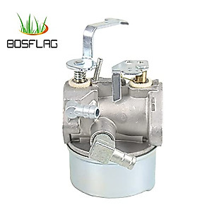 BOSFLAG 640152 Carburetor with 33268 Air Filter Replaces Tecumseh 640023, 640051, 640112, 640140, 640152A for Tecumseh HM100, HM80, HM85, HM90, Cub Cadet CSV 260, CSV260, CSV-260 8hp -10hp Engines