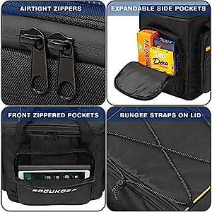 Rolling Cooler 48 Can Cooler On Wheels Beach Cooler with Rubber Wheels and Handle Insulated Large Rolling Cooler with Bungee Cord and All-Terrain Cart for Beach, Tailgate Parties, Work, 2-in-1 Design