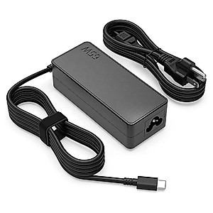 USB-C Type C Charger for Laptop Chromebook Tablet Phone Compatible 45w 65w Replacement for Dell Latitude 5285 5290 5520 5420 Dell Chromebook 5190 3400 3100 Dell XPS 13 9550 Adapter Power Cord