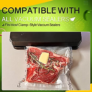 Vacuum Sealer Bags (2 Rolls-11" x 50') for Food Saver Commercial Grade, BPA Free, Heavy Duty Great for vac storage, Meal Prep