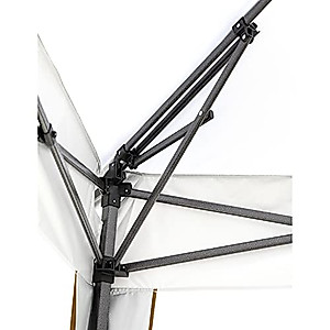 ARROWHEAD OUTDOOR 13’x13’ Pop-Up Canopy & Instant Shelter, 150D Fabric Construction, Adjustable Height, Wheeled Carry Bag, Guide Ropes & Stakes Included, Brown & Tan v2 (New) (KGS0389U)