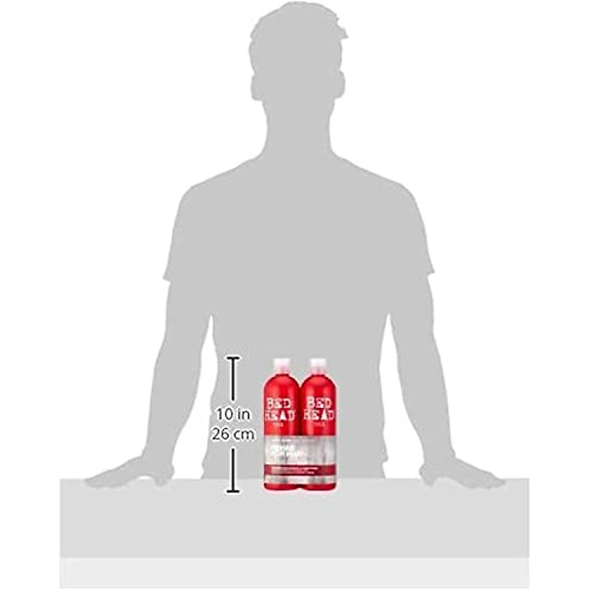 Bed Head by TIGI Urban Antidotes Resurrection Shampoo and Conditioner for Damaged Hair 25.36 fl oz 2 count