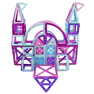 Magformers Inspire Set (100-pieces) Magnetic Building Blocks, Educational Magnetic Tiles Kit , Magnetic Construction STEM Toy Set