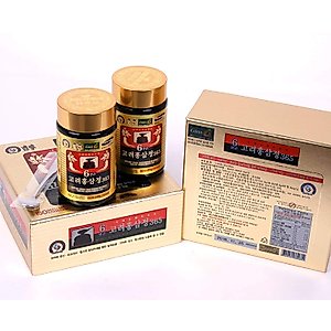 HongSamJeong, Korean 6years Root Red Ginseng Gold Extract, Saponin, Panax, 8.5 Ounce (Pack of 2)