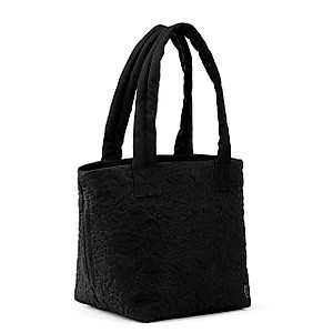 Sakroots Womens Eco-twill Culver Tote in REPREVE Eco Twill, Quilted Black Spirit Desert, One Size US