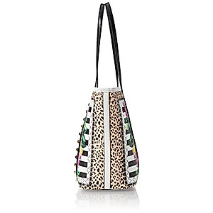 Betsey Johnson Amazing Tote Bag, Black/White