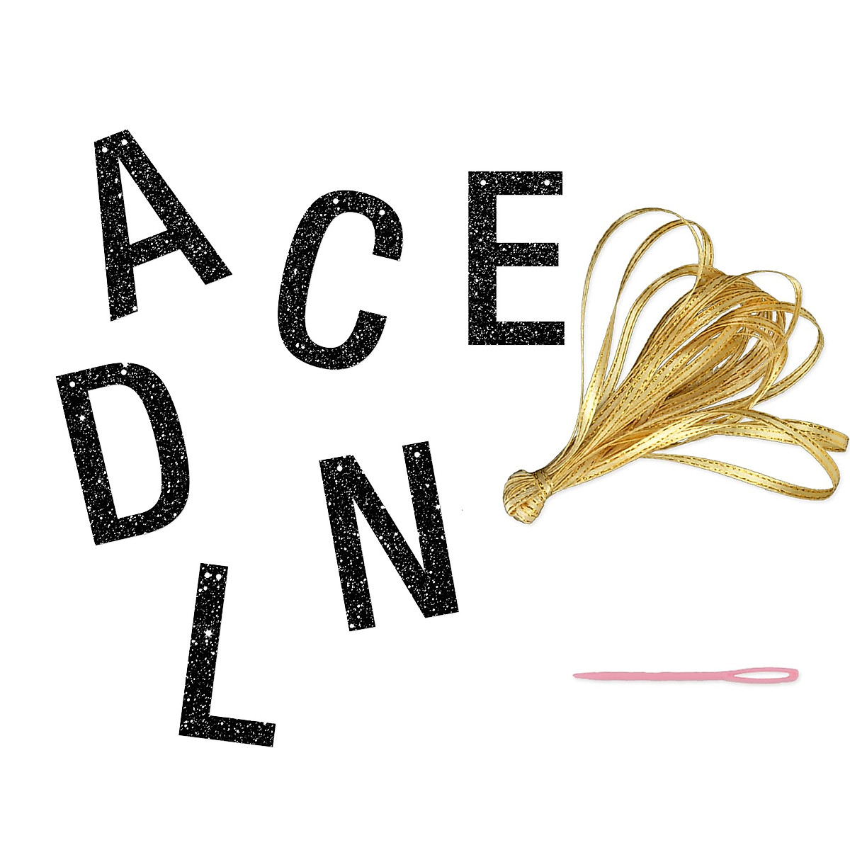 A Cold One for The Old One Banner, Happy Birthday Decorations, Beer Party Decorations for Men's 30th 40th 50th 60th 70th 80th Birthday Party Black Glitter