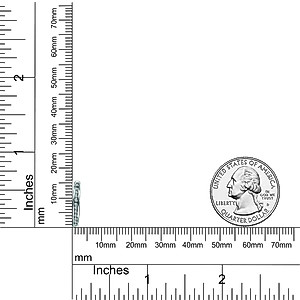 1/4 Carat | 10K White Gold | Natural Diamond Huggie Hoop Earrings | Round Shape Pave Setting Tanache Earrings | H-I Color, I2-I3 Clarity