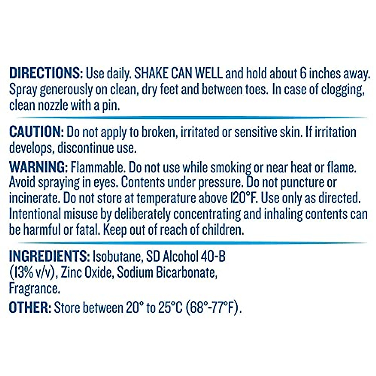 Dr. Scholl's Odor-X Odor Fighting Spray Powder 4.70 oz (Pack of 9)